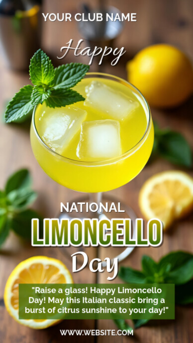 Copy of Brown Professional Limoncello Day Instagram Story | PosterMyWall