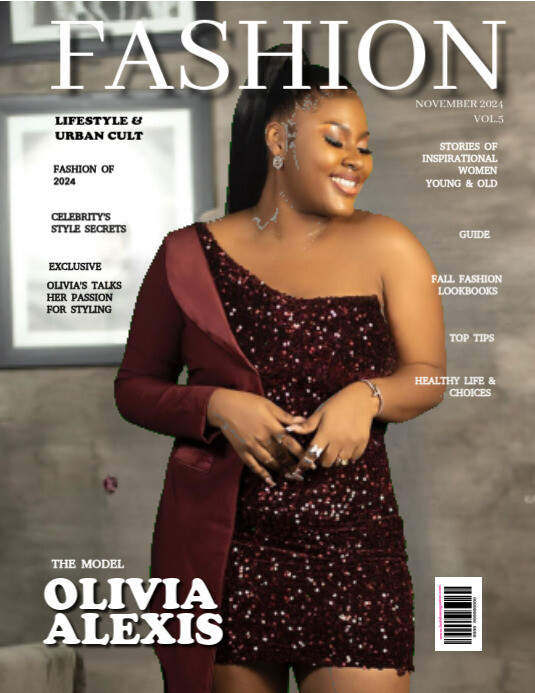 Brown Professional Magazine Cover Design Flyer (us Letter) Template ...