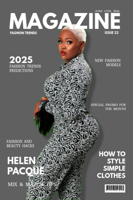 Copy of Brown Professional Magazine Cover Design Poster | PosterMyWall