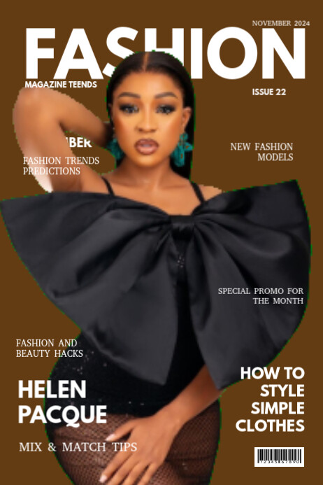 Brown Professional Magazine Cover Design Poster Templat | PosterMyWall