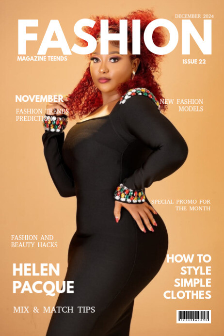 Brown Professional Magazine Cover Design Poster Template | PosterMyWall