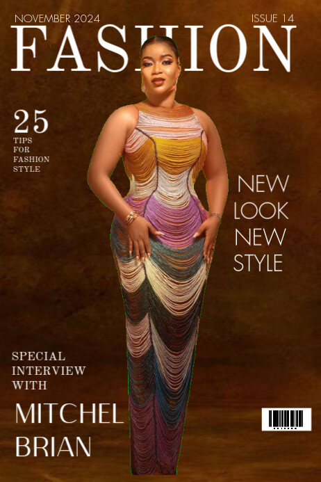 Brown Professional Magazine Cover Design Poster Template | PosterMyWall