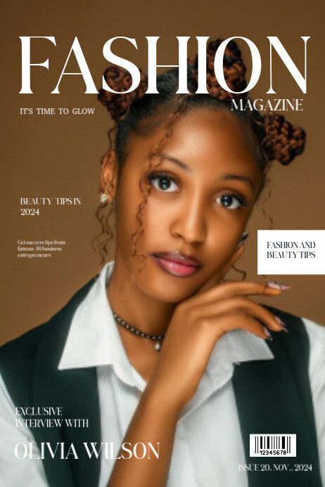 Copy of Brown Professional Magazine Cover Model Poster | PosterMyWall