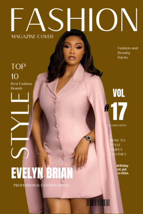 Copy of Brown Professional Magazine Cover Poster | PosterMyWall