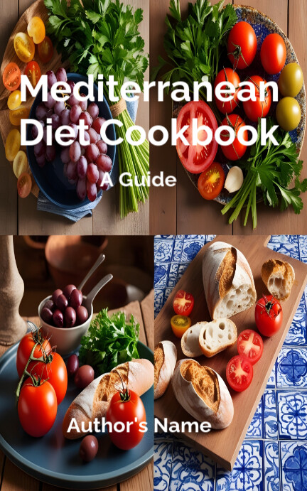 Brown Professional Mediterranean Diet Book Cover Kindle/book Covers ...