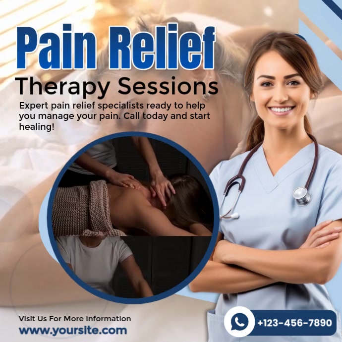 Copy of Brown Professional Pain Relief Session Instagram Post ...