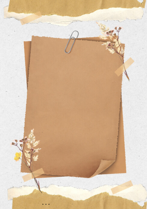 Brown Professional Paper Background 2025 A5 Template | PosterMyWall