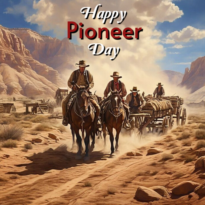 Brown Professional Pioneer Day Template Instagram Post | PosterMyWall