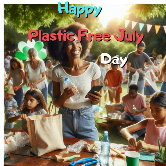 Brown Professional Plastic Free July Instagram Post Template | PosterMyWall
