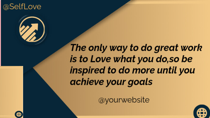 Brown Professional Quotes Digital Display (16:9) Template | PosterMyWall