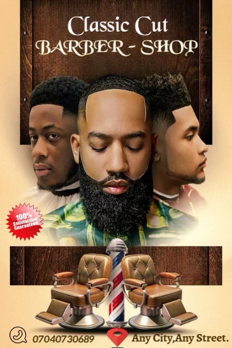 Brown Professional Razor Edge Poster Template | PosterMyWall