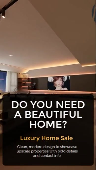 Plantilla de Brown Professional Real Estate Video Instagram Reel ...