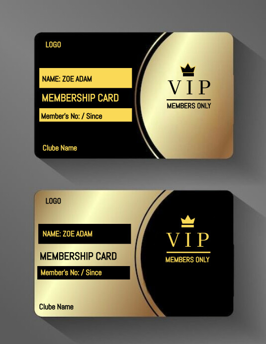 Brown Professional Vip Card Flyer (us Letter) Template | PosterMyWall