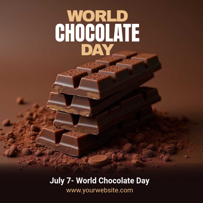 Copy of Brown Professional World Chocolate Day Instagram Post ...