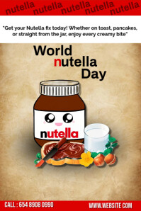 Nutella Template | PosterMyWall