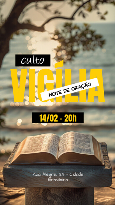 Brown Profissional Culto Vigília Noite De Oração História Do Instagram ...