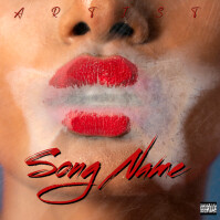 Red Lips Song Mixtape Album Cover Template | PosterMyWall
