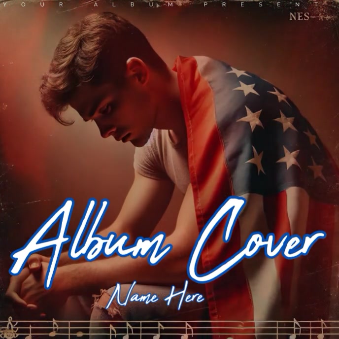 Brown Sad Boy Album Cover Template | PosterMyWall