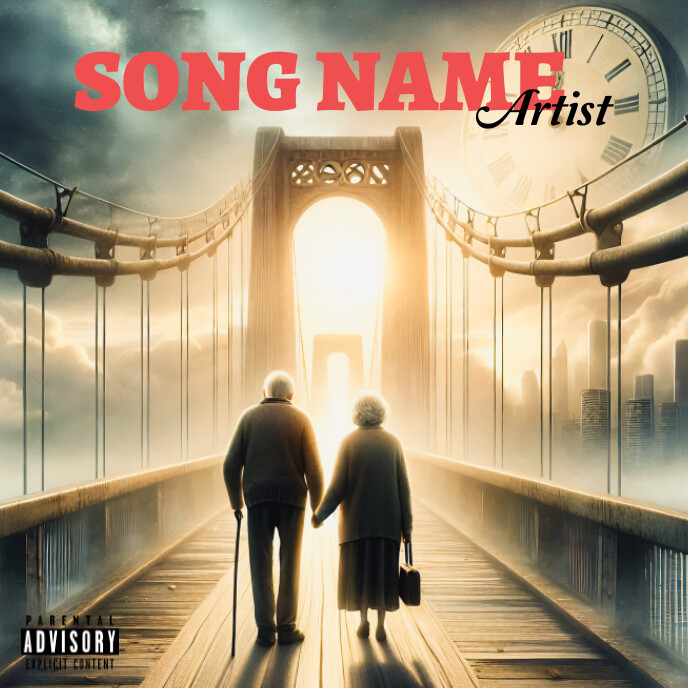 Brown Sad Couple Album Cover Template | PosterMyWall