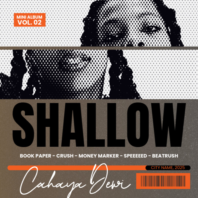 Brown Shallow Album Cover Template | PosterMyWall