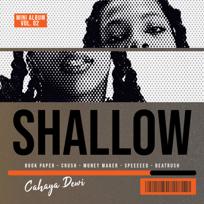 Copy of Brown Shallow Album Cover | PosterMyWall