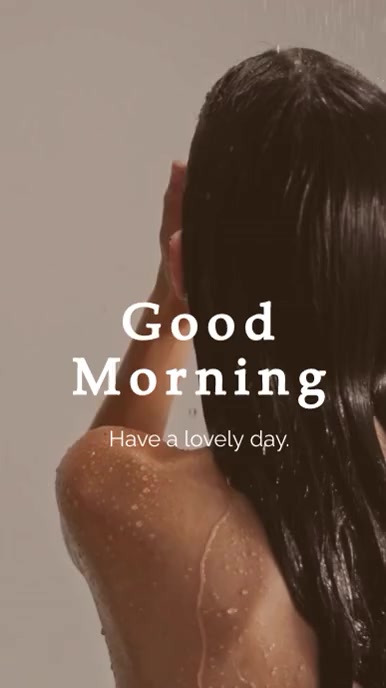 Brown Simple Good Morning Template | PosterMyWall