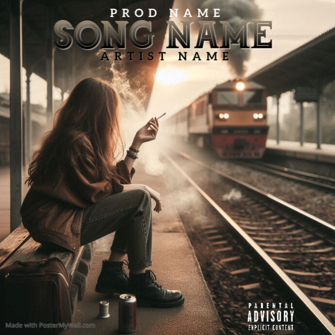 Brown Song Cover Album Cover Template | PosterMyWall