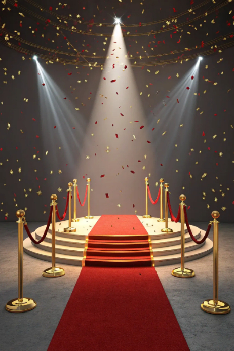 Brown Spotlight Luxury Invitation Poster Template | PosterMyWall