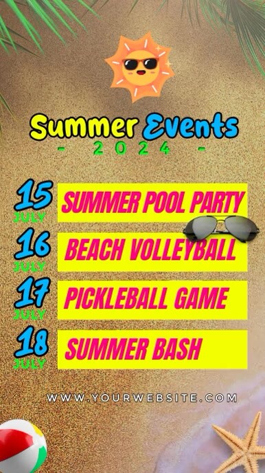Plantilla de Brown Summer Event Reel Instagram | PosterMyWall