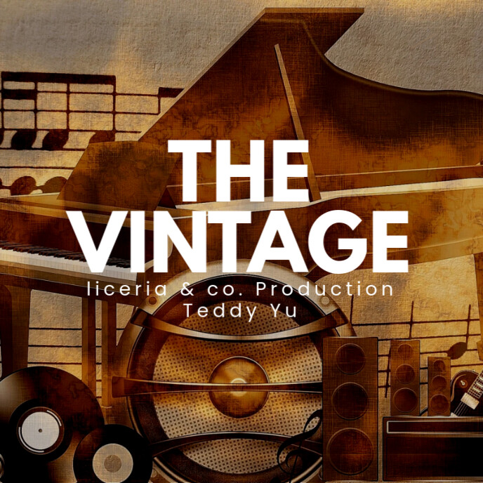 Brown The Vintage Album Cover Template | PosterMyWall