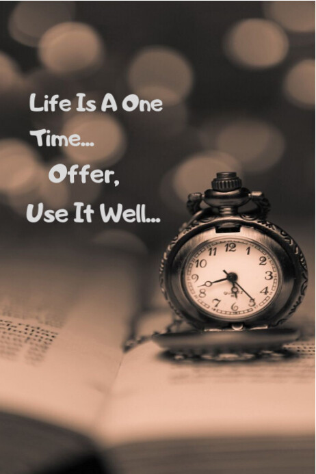 Modèle Brown Time Poster | PosterMyWall