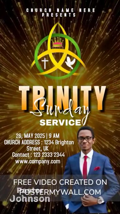 Plantilla de Brown Trinity Sunday Instagram Reel | PosterMyWall