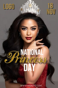 National princess day flyer Template | PosterMyWall