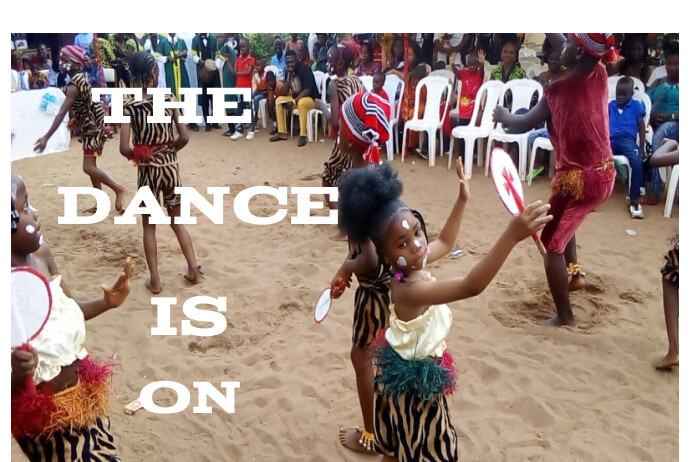 Brown Typography Africa Dance Poster Templat | PosterMyWall