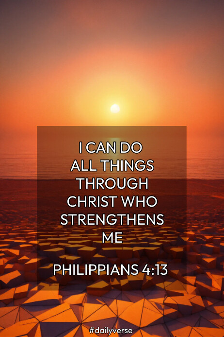 Copy of Brown Typography Daily Verse Poster | PosterMyWall