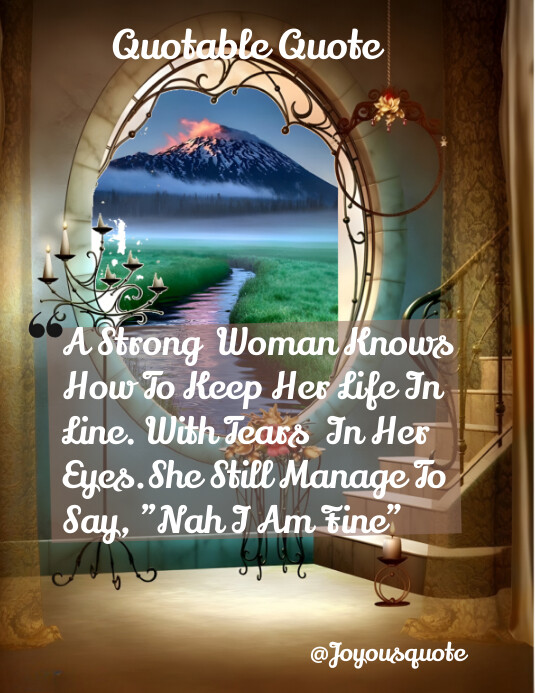 Copy of Brown Typography Quotable Quote Flyer (us Le | PosterMyWall