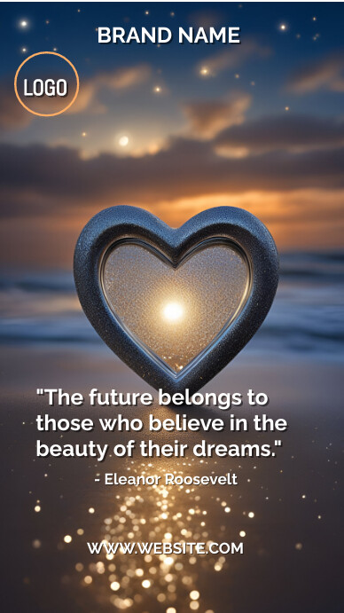 Plantilla de Brown Typography Quote Digital Display (9:16 | PosterMyWall