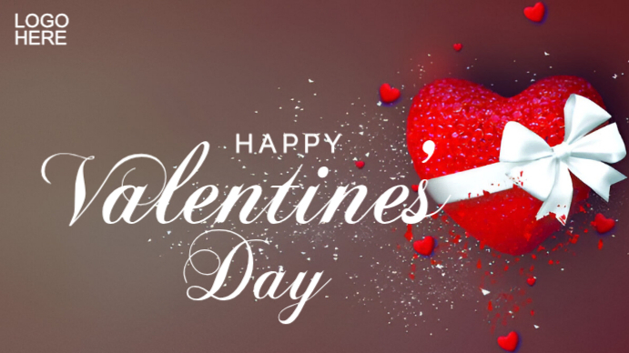Brown Valentine's Day YouTube Thumbnail Template | PosterMyWall