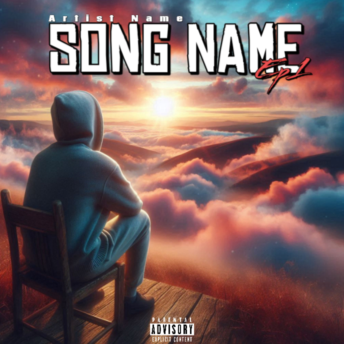 Brown Vintage Alone Man Mixtape Cover Album Cover Template | PosterMyWall