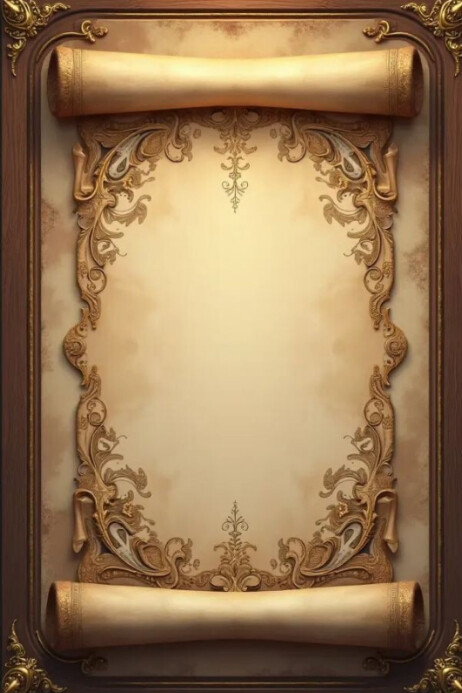 Copy of Brown Vintage Bible Scroll Template Poster | PosterMyWall