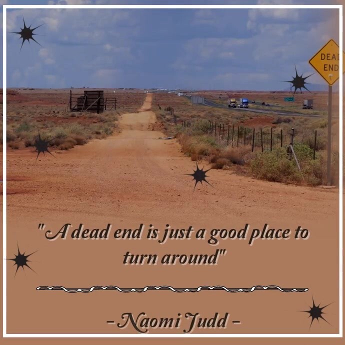 Brown Vintage Dead End Instagram Post Template | PosterMyWall