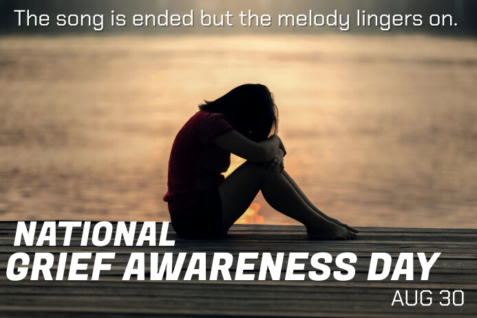 Copy of Brown Vintage Grief Awareness Day Poster | PosterMyWall