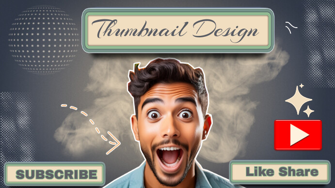 Brown Vintage Retro Youtube Thumbnail Design Template | PosterMyWall