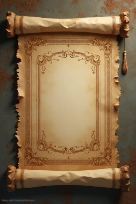 Copy of Brown Vintage Scroll Template Poster | PosterMyWall