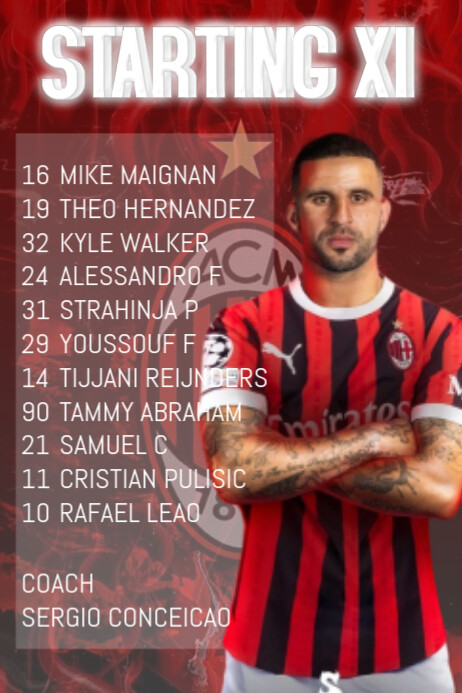 Copy of Brown Vintage Starting Xi Soccer Poster | PosterMyWall