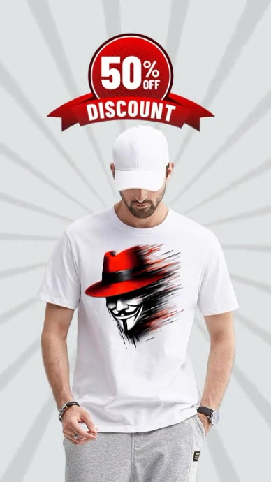 Brown Vintage T Shirt Mockup Image Instagram Reel Template | PosterMyWall