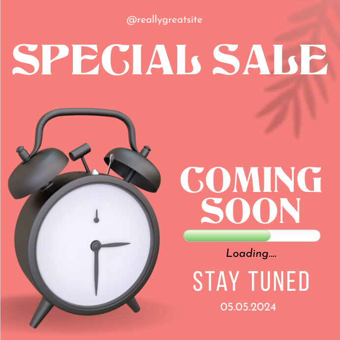 Brown White Minimalist Bold Special Sale Comi Template | PosterMyWall