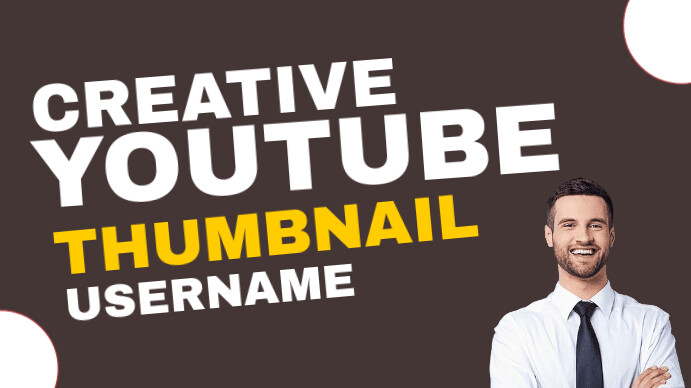 Brown Youtube Thumbnail Template | PosterMyWall