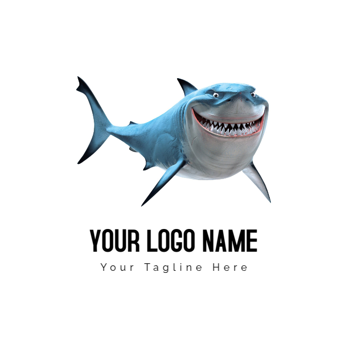 Plantilla de Bruce Shark Finding Nemo Marlin Pixar Logo | PosterMyWall