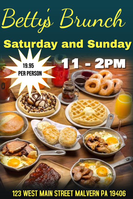 brunch Template | PosterMyWall